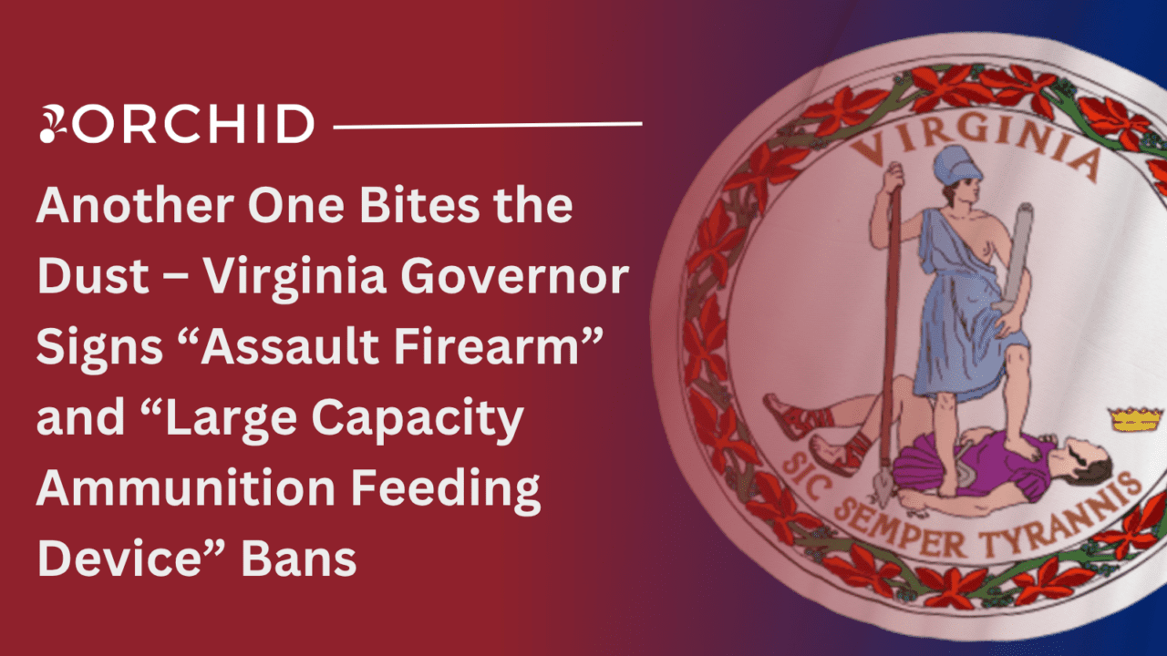 Virginia Assault Weapons Ban Signed: HB 217 Takes Effect July 1